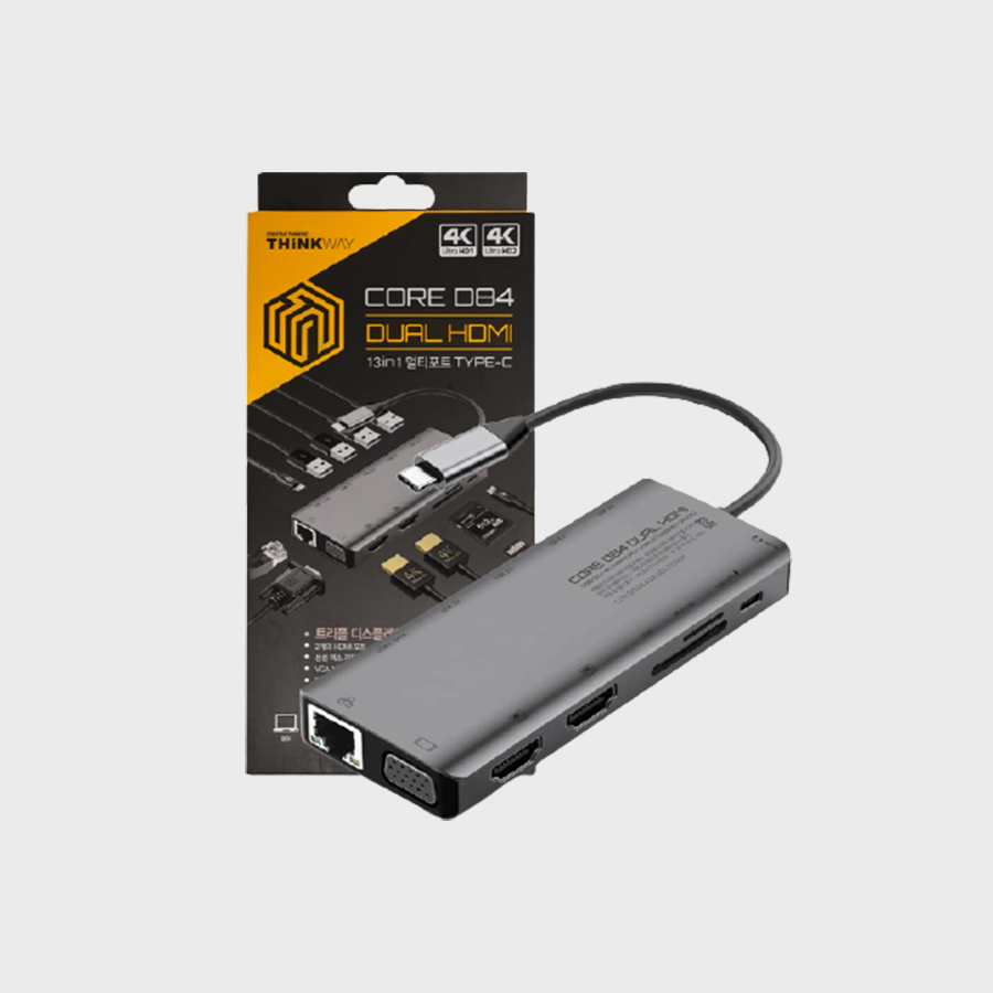 웨이코스 씽크웨이 CORE D84 DUAL HDMI (13포트 USB 3.0 Type C)